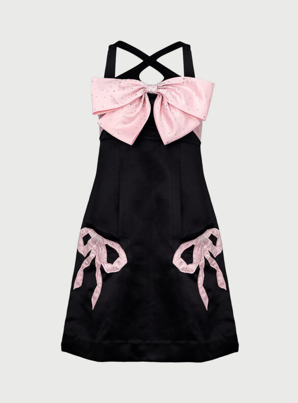 Oversize Crystal Badge Dress - societyA