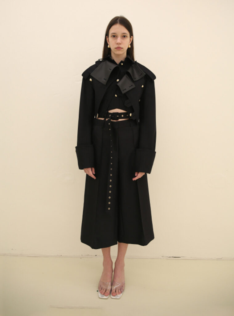 Double Panel Contrast Jacket by Rokh - societyA