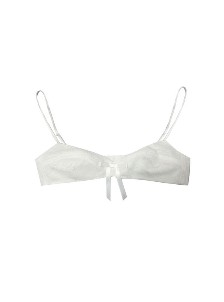 Bow Knot Lace Bra Top by Ming Ma - societyA